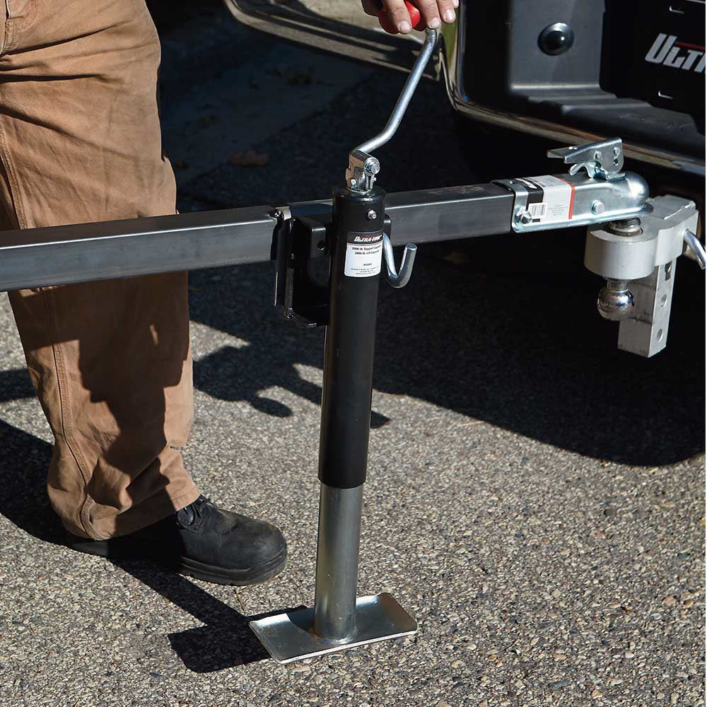(44069.ULT) Ultra-Tow Snap Ring Topwind Swivel Jack | 2000-Lb. Lift Ca ...