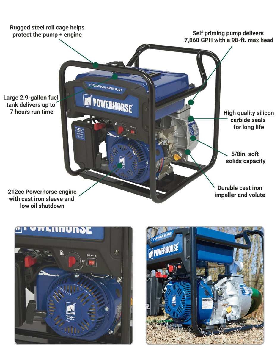 Powerhorse 2-Inch Semi-Trash Water Pump | Foards Parts Plus