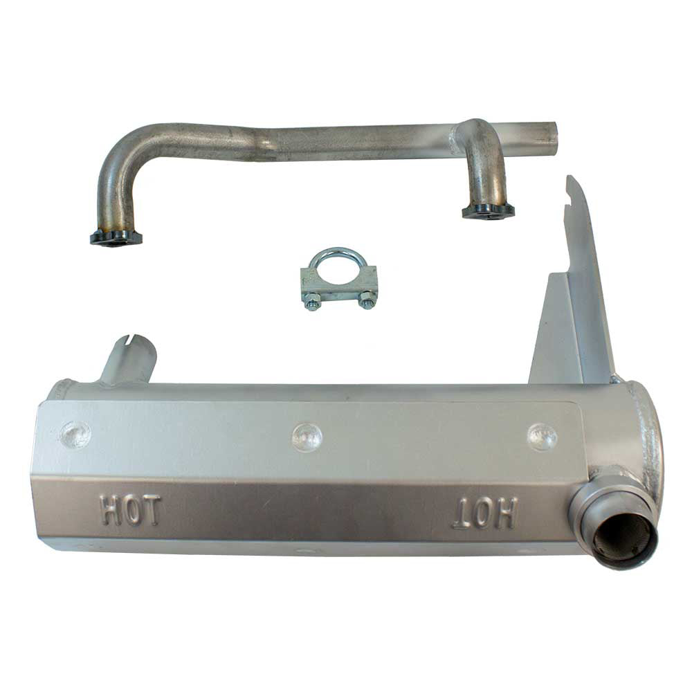 (MUF-1999-KIT) Muffler | Silver Right Hand Oil Filter Side Kit | GX800 ...