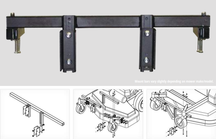 (39TMC) Jrco Mount Bar Kit | Toro Timmecutter 2020+ – Foards