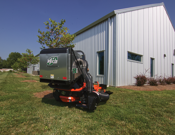PECO Husqvarna Pro 12DFS 8 Bushel Powered Dump-able Aluminum Bagger w ...