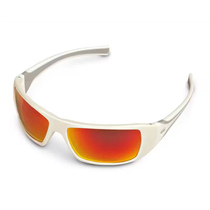 Stihl | White Ice Glasses | Silver Mirror Lens (7010 884 0365) – Foards
