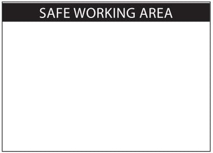 (29454) DECAL Safe Working Area – Foards
