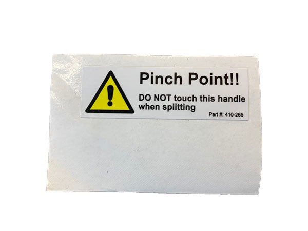 (410-265) Pinch Point Decal – Foards