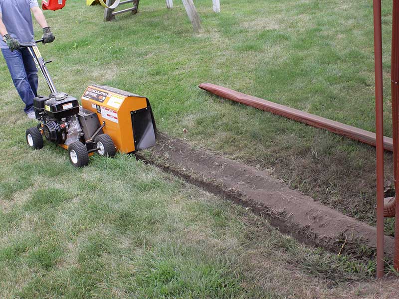 BravePro 9" Steerable Edger/Trencher w/ Honda GX270 Commercial Engine ...